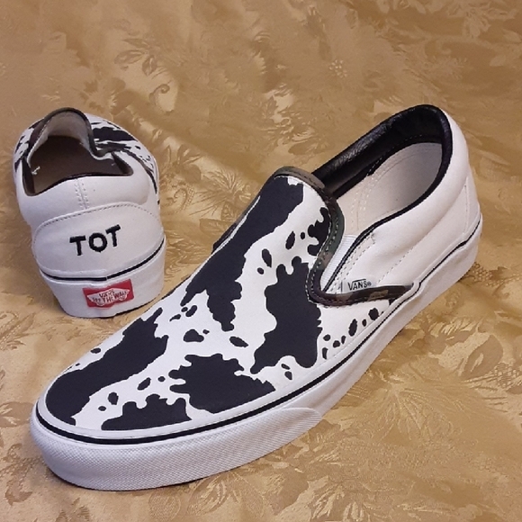 VANS RARE Customs Cow Print | Shoes | Vans New Rare Customs Cow Print ...